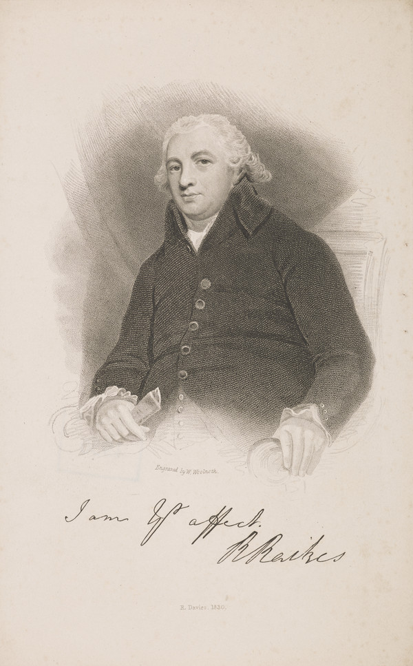 Robert Raikes, 1785 - 1811. Printer at Doncaster; promoter of Sunday ...