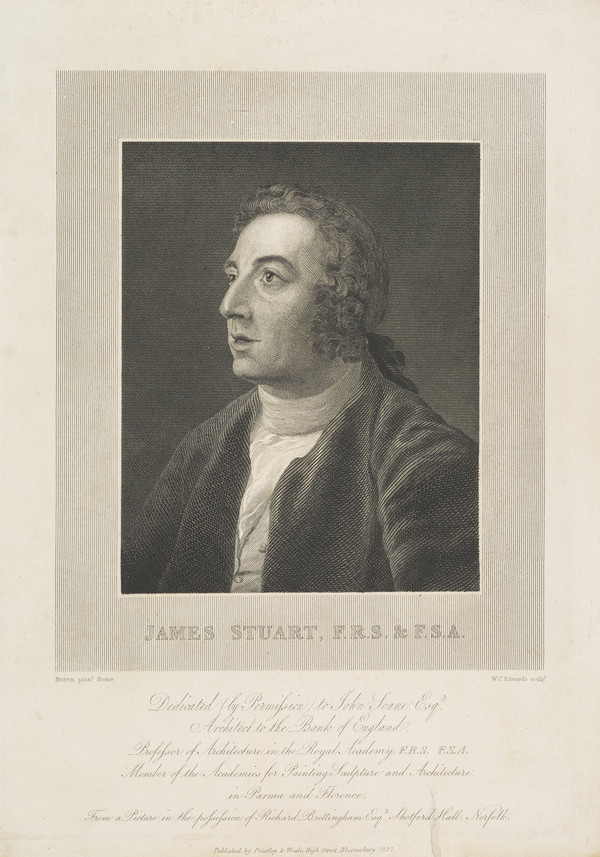James Stuart, 1713 - 1788. Painter and architect ('Athenian Stuart') by ...