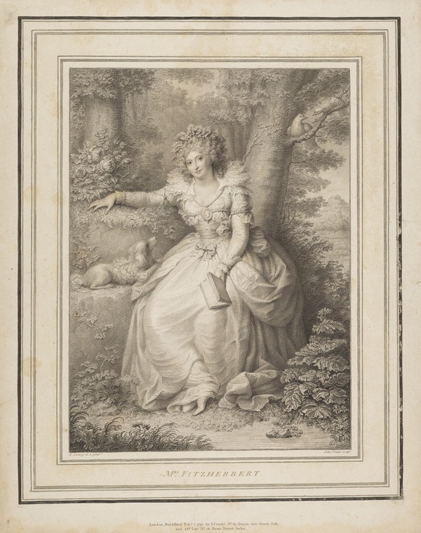 Maria Anne Fitzherbert, 1756 - 1837. Wife of Thomas Fitzherbert of ...