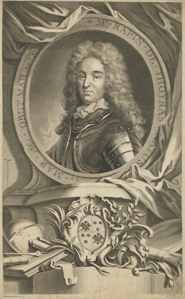 Paul Rapin, 1661 - 1725. French historian by Gilles Edme Petit ...