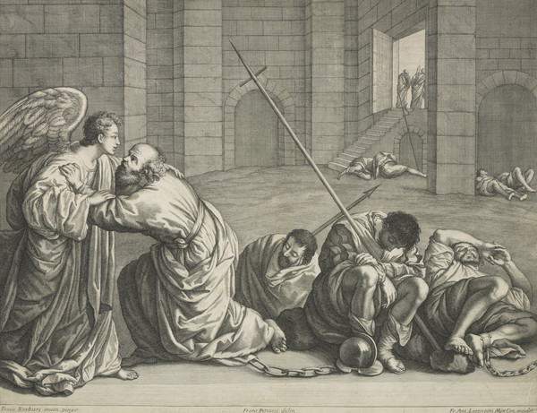 Release of St Peter from prison by Gioanantonio Lorenzini | National ...
