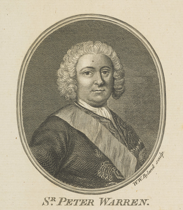 Sir Peter Warren, 1703 - 1752. Admiral by William Wynne Ryland ...