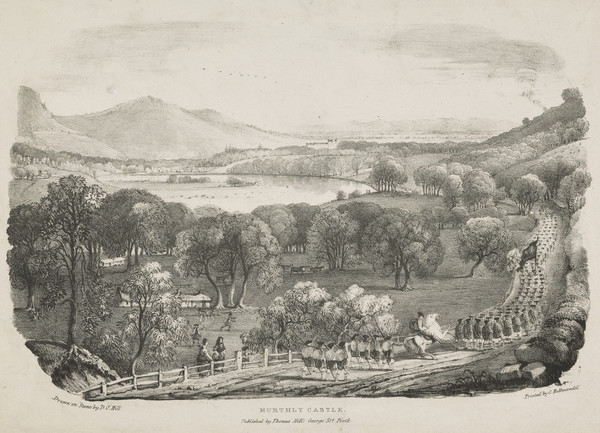 Murthly Castle (sketches of scenery in Perthshire) by David Octavius ...