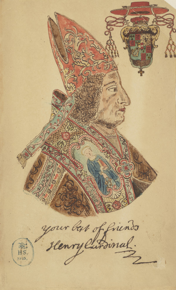 Prince Henry Benedict Clement Stuart, 1725 - 1807. Cardinal York; younger brother of Prince ...