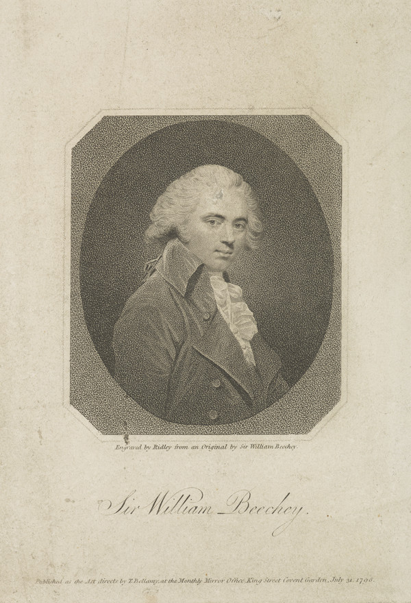 Sir William Beechey, 1753 - 1839. Portrait painter by William Ridley ...