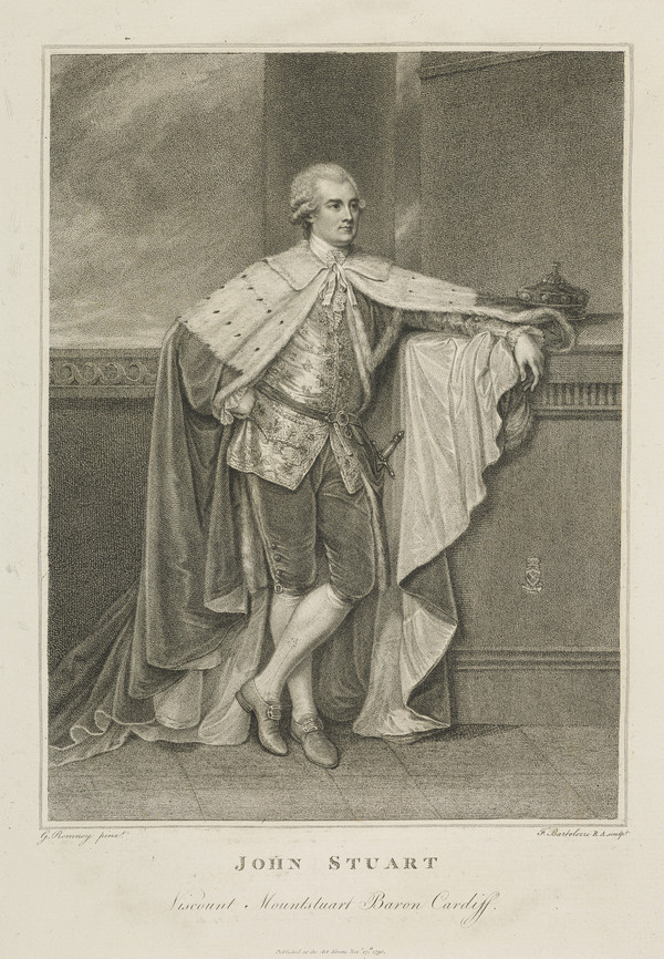 John Stuart, 1st Marquis and 4th Earl of Bute, 1744 - 1814. Diplomatist ...
