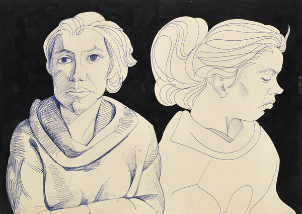 Two Views of Inge by Alasdair Gray | National Galleries of Scotland