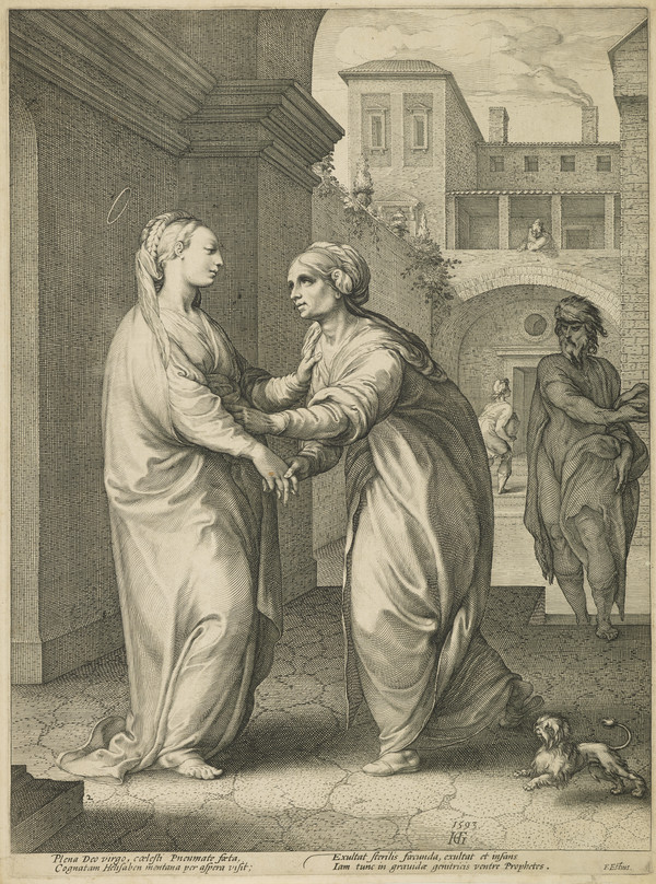 The Visitation (The Birth and Early Life of Christ) by Hendrick ...