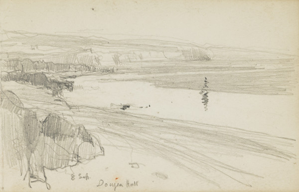 Sketch of river and surrounding landscape by James Paterson | National ...