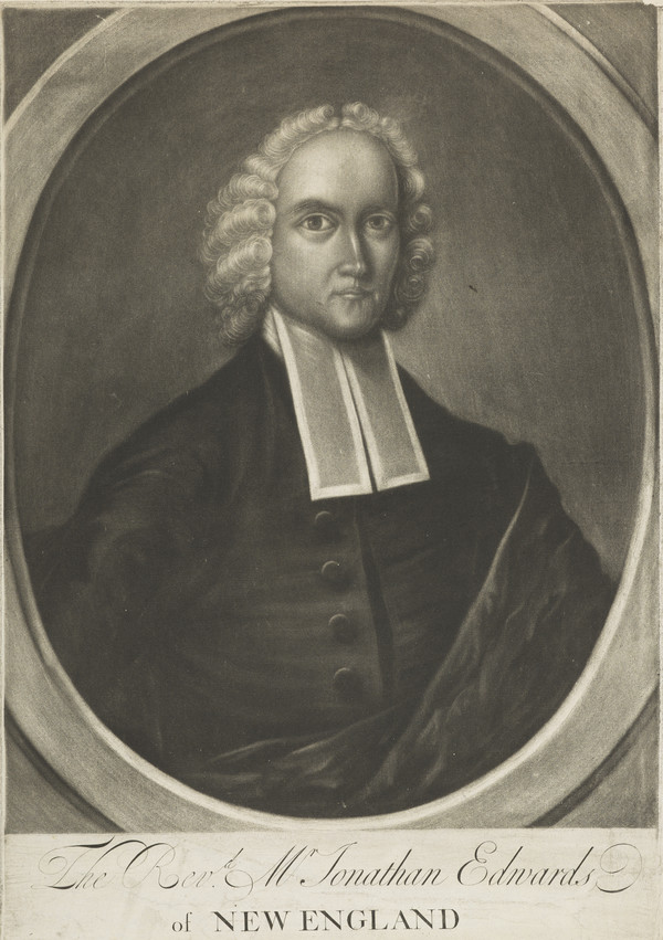 Rev. Jonathon Edwards, 1703 - 1758, of New England. Puritan theologian ...