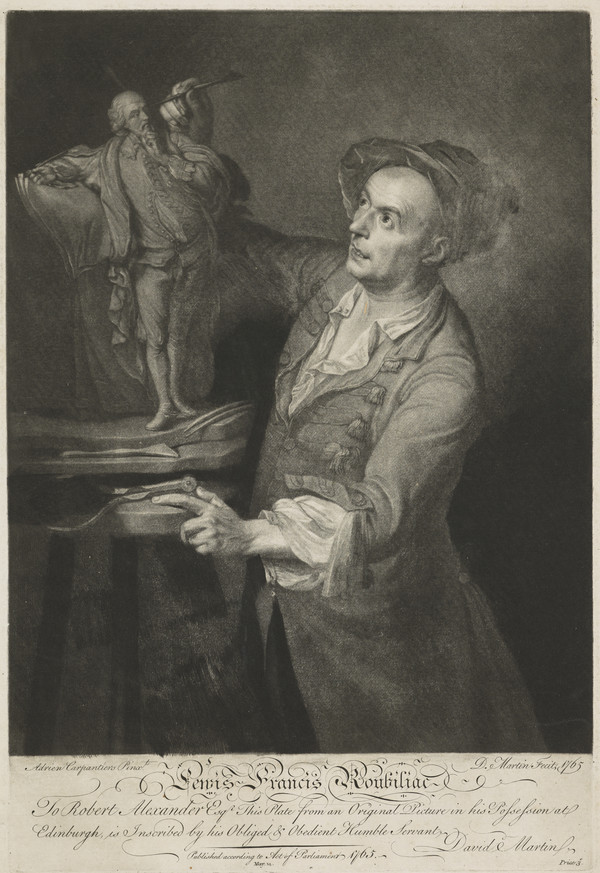 Lewis Francis Roubiliac (Louis François Roubiliac) by David Martin ...