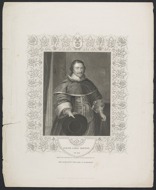 Ralph Hopton, Baron Hopton, 1598 - 1652. Royalist general by John Henry ...