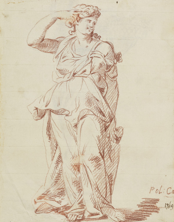 Allegorical Figure. Copy after Polidoro da Caravaggio by Alexander ...