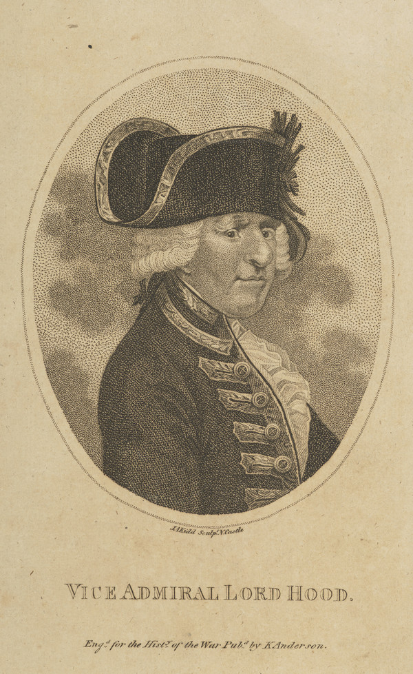 Samuel Hood, 1st Viscount Hood, 1724 - 1816. Admiral by J.A. Kidd ...