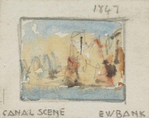 A Harbour Scene with Shipping by Stanley Cursiter | National Galleries ...