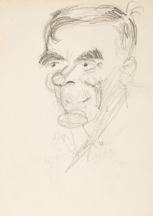Sketch of a man's head by Emilio Coia | National Galleries of Scotland