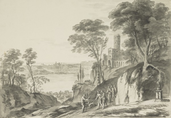 Lake of Nemi by Jacob More | National Galleries of Scotland