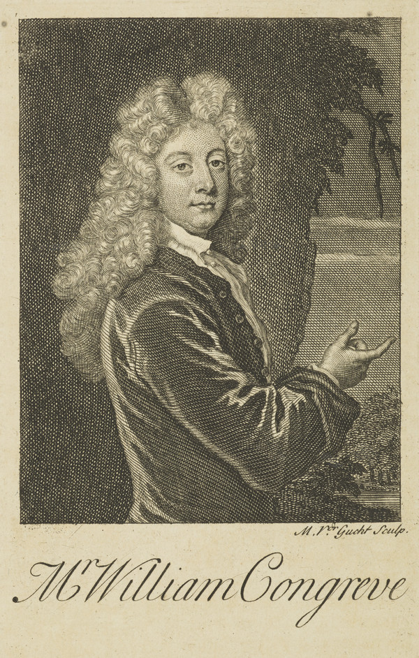 William Congreve, 1670 - 1729. Dramatic poet by Michael van der Gucht ...