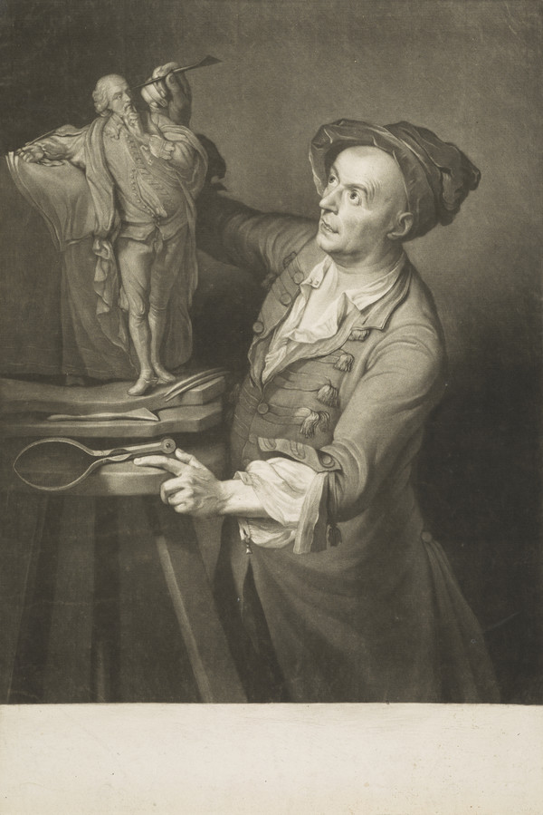 Louis François Roubiliac, 1695 - 1762. French sculptor by David Martin ...