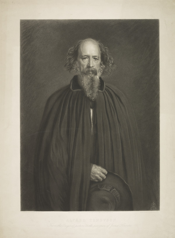 Alfred Tennyson, 1st Baron Tennyson, 1809 - 1892. Poet Laureate by ...