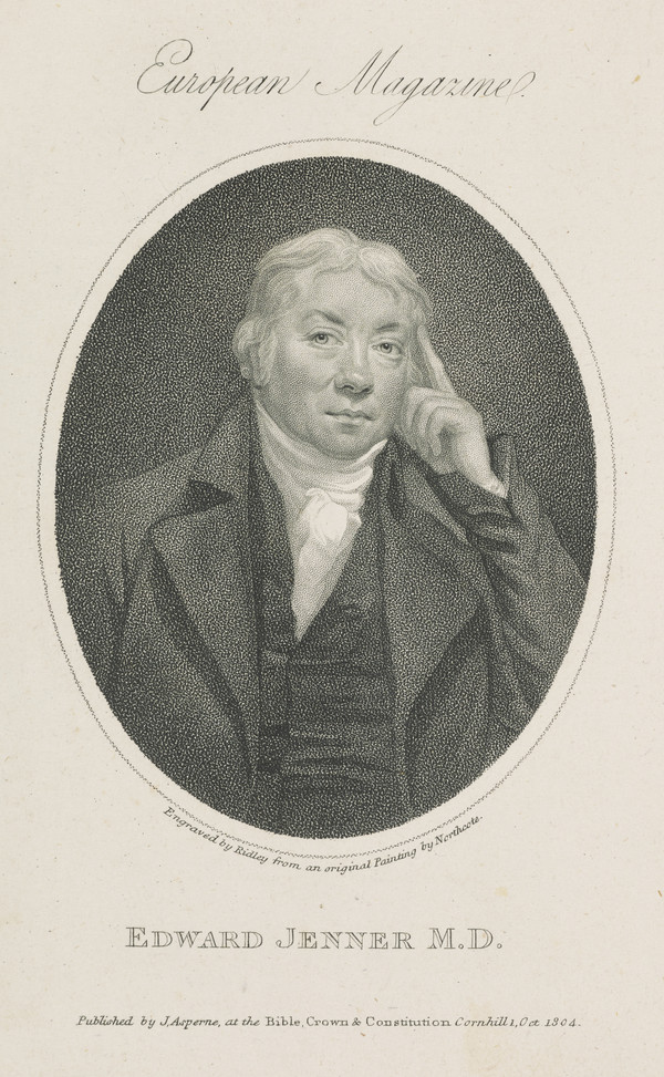 Dr Edward Jenner, 1749 - 1823. Discoverer of vaccination by Ridley ...
