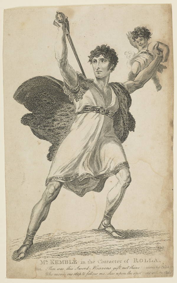 John Philip Kemble, 1757 - 1823. Actor, in the character of Rolla ...
