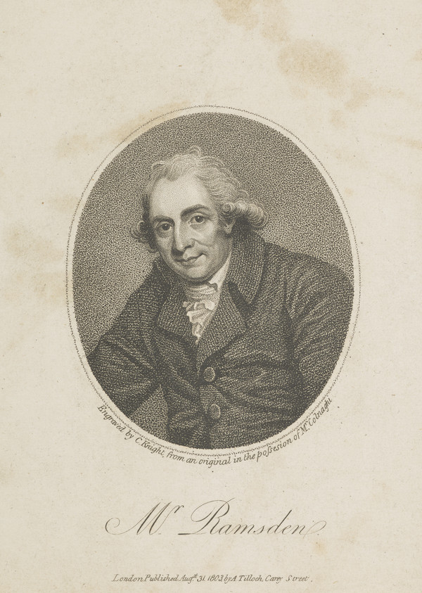 Jesse Ramsden, 1735 - 1800. Scientific instrument maker by Charles ...