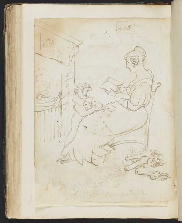 Woman reading to child by James Howe | National Galleries of Scotland