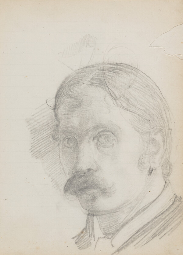 Possible self portrait of the artist by George Wilson | National ...