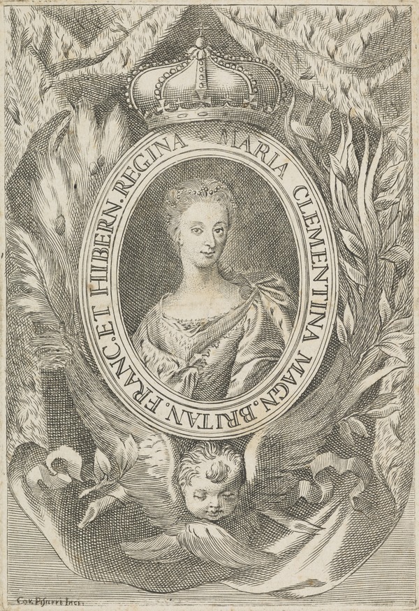 Princess Maria Clementina Sobieska, 1701 - 1735. Wife of Prince James ...