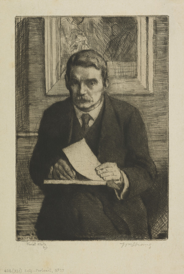 Self-portrait, No. 17 by William Strang | National Galleries of Scotland