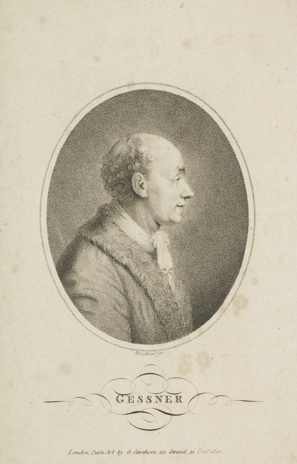 Soloman Gessner, 1730 - 1788. Swiss poet and painter by Blackberd ...