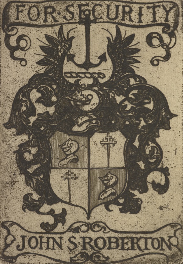 John S. Roberton (Bookplate) by Sir David Young Cameron | National ...