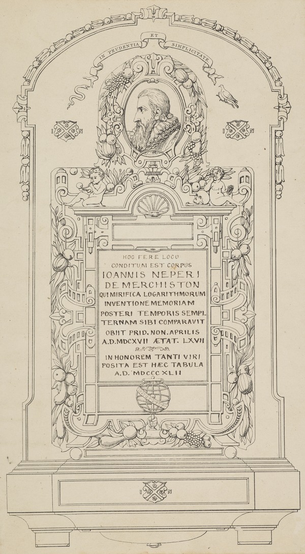 John Napier of Merchiston, 1550 - 1617. Discoverer of logarithms ...