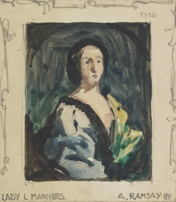 Lady Lucy Manners, Duchess of Montrose (1717-1788) by Stanley Cursiter | National Galleries of ...