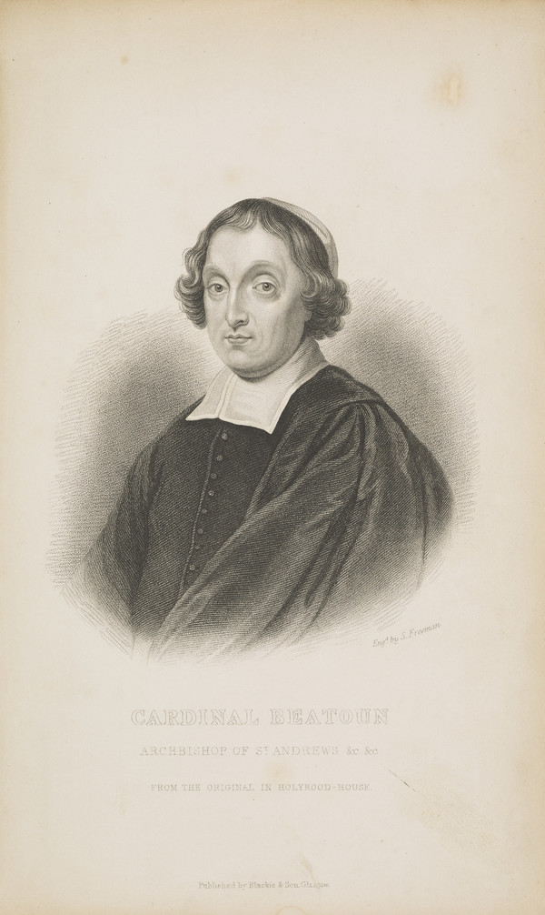 David Beaton, Cardinal Archbishop of St Andrews, 1494 - 1546 by Samuel ...