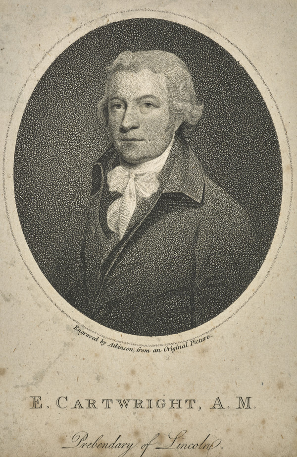 Dr Edmund Cartwright, 1773 - 1833. Canon of Chicester; antiquary by ...