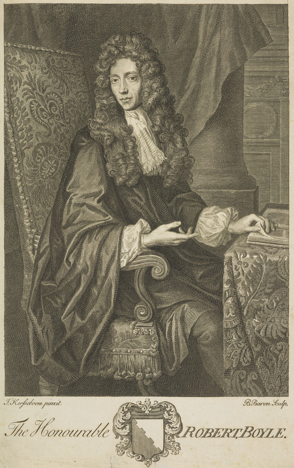 The Honourable Robert Boyle, 1627 - 1691. Philosopher by Bernard Baron ...