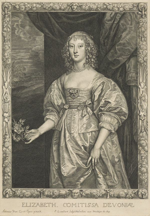 Elizabeth (Cecil), Countess of Devonshire, d. 1689. Wife of William ...