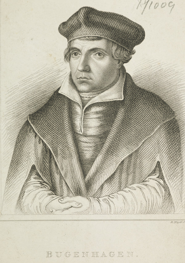 Johann Bugenhagen, 1485 - 1558. German reformer and friend of Martin ...