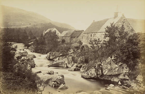 Mill on the Clunie, Braemar by James Valentine | National Galleries of ...