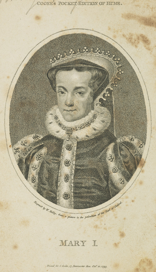 Mary, 1516 - 1558. Queen of England by W. Ridley | National Galleries ...