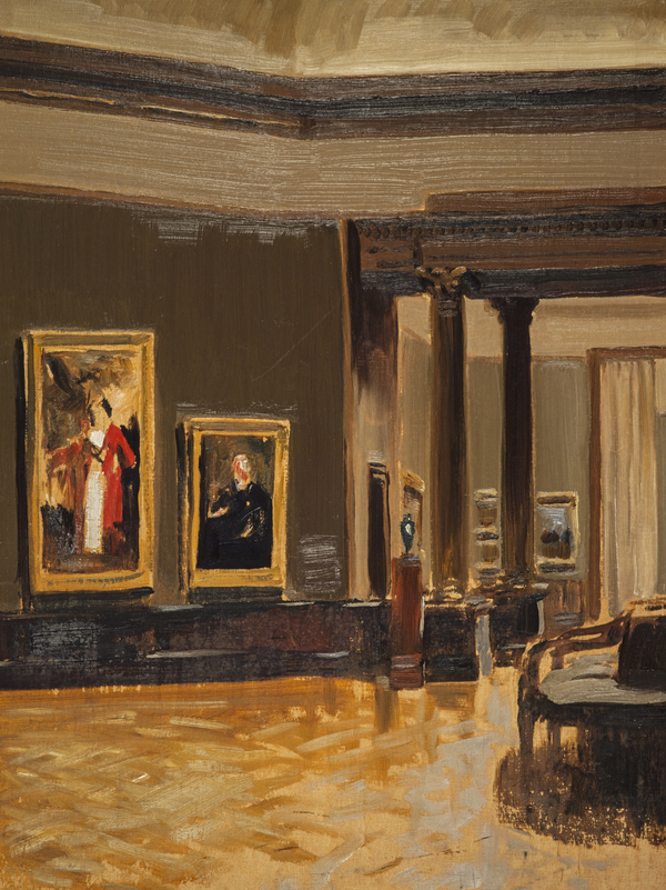 The Interior of the National Gallery of Scotland by Stanley Cursiter | National Galleries of ...