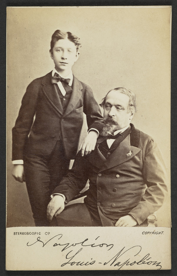 Portrait of a Man and Boy, Napoleon, Louis-Napoleon by London ...