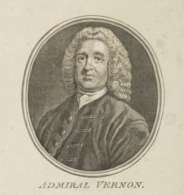 Edward Vernon, 1684 - 1757. Admiral; hero of Porto Bello | National ...