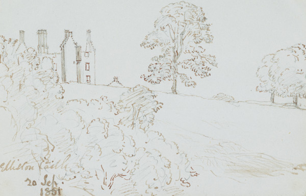 Elliston Castle by Kenneth MacLeay | National Galleries of Scotland