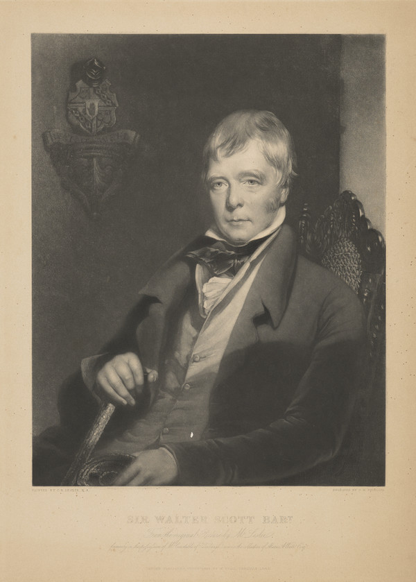 Sir Walter Scott, 1771 - 1832. Novelist and poet by George Henry ...