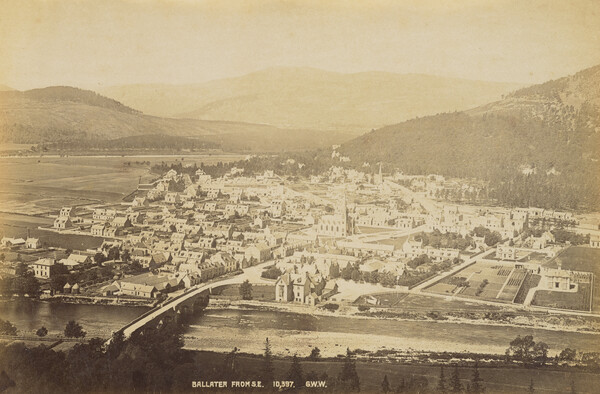 Ballater from S.E. by George Washington Wilson | National Galleries of ...