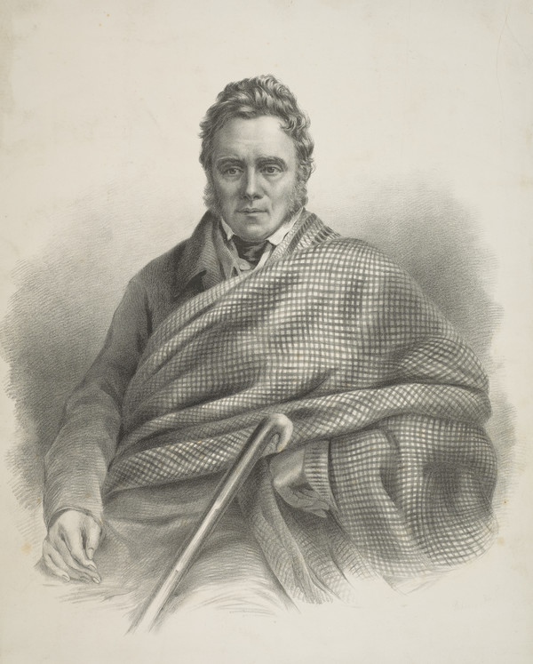 James Hogg, 1770 - 1835. Poet; 'The Ettrick Shepherd' by Daniel Maclise ...