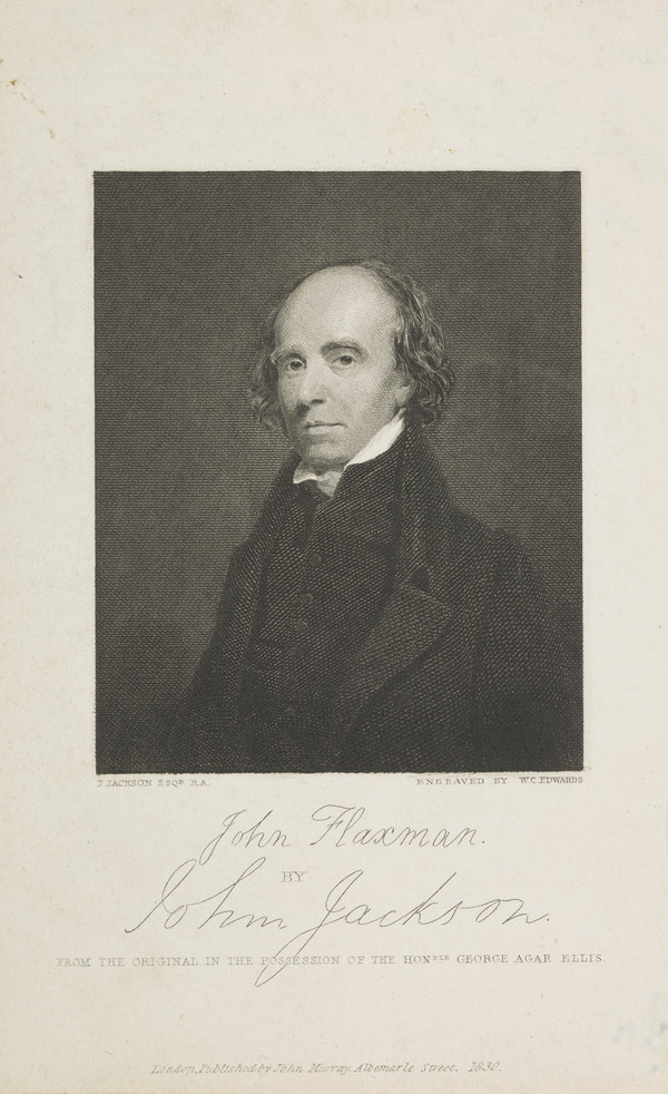 John Flaxman, 1755 - 1826. Sculptor and draughtsman by W.C. Edwards ...